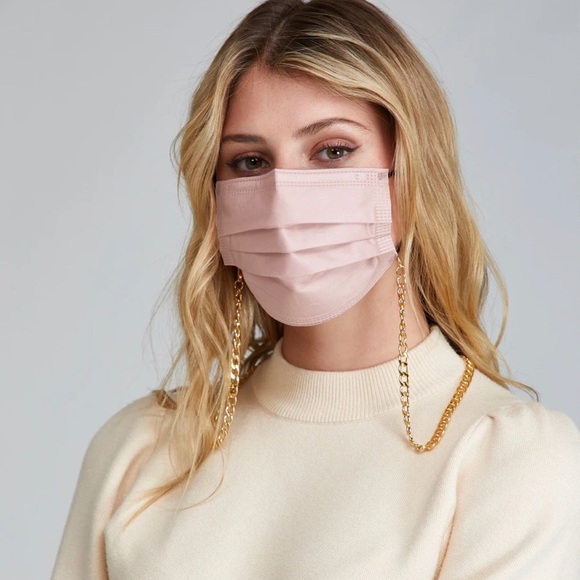 Accessories | Gold Link Face Mask Chain | Poshmark